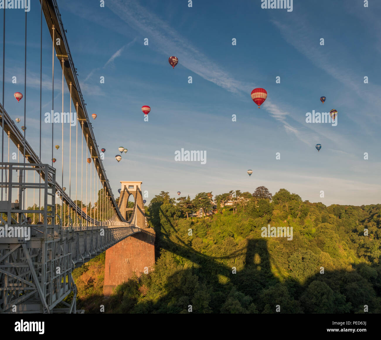 Bristol Balloon Bridge Stock Photos & Bristol Balloon Bridge Stock ...