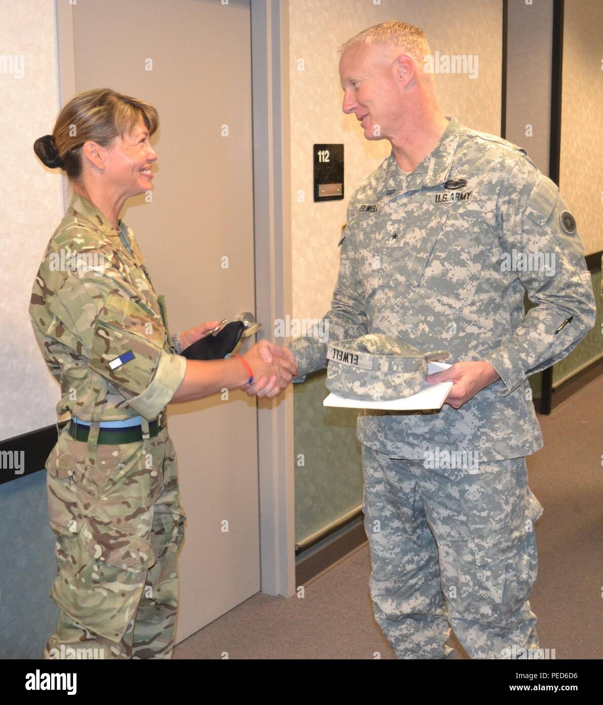 British Capt. Lesley-Ann Jordan, R Signals, 254 Specialist Group ...