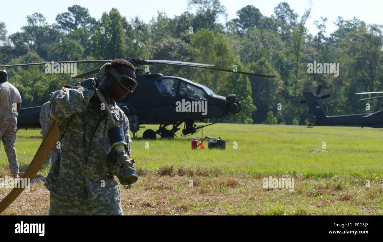 Pfc. Jakvain Winsley of the 185th Aviation Brigade, Mississippi Army ...