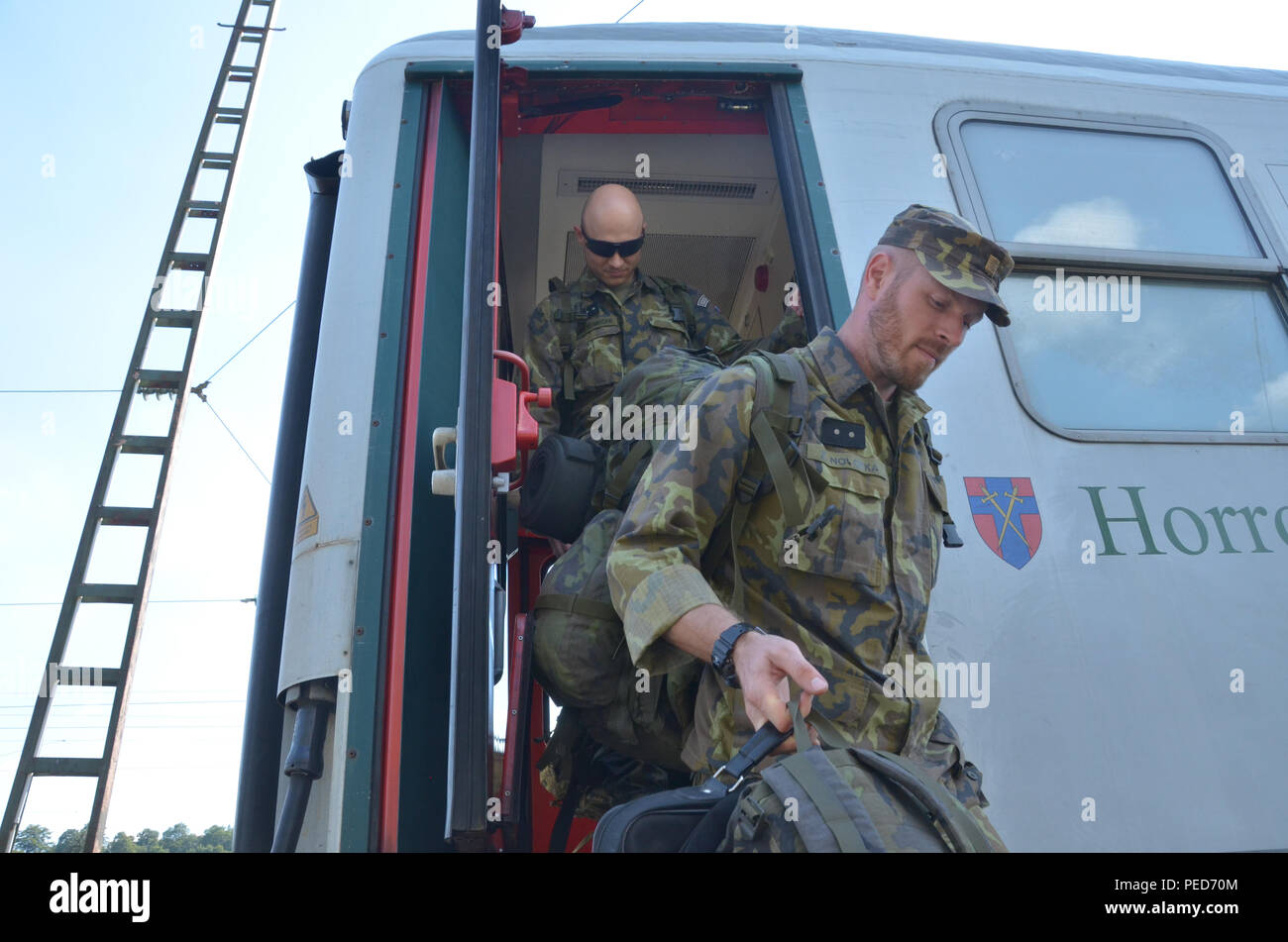 Czech soldiers 73rd tank battalion hi-res stock photography and images ...
