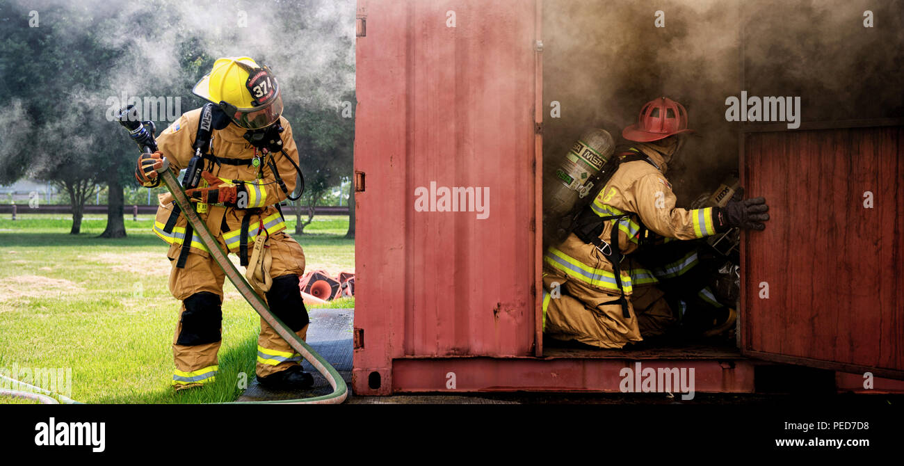 Yokota Air Base and Marine Corps Air Station Iwakuni firefighters ...