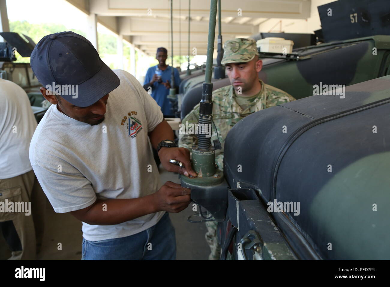 A Georgian soldier of 22nd Light Infantry Battalion, 2nd Infantry ...
