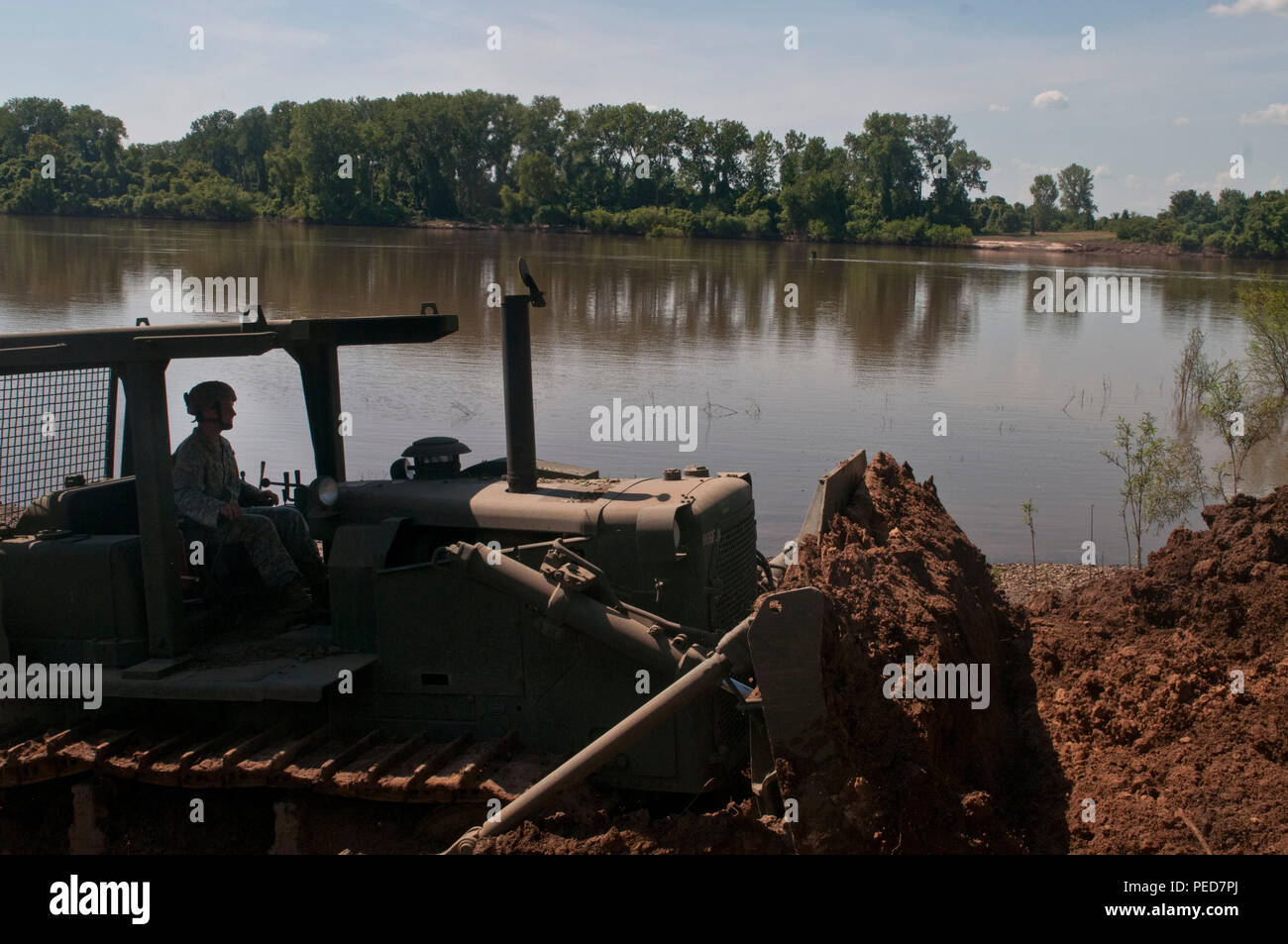 U.S. Army Reserve Sgt. Nicholas Chiodini, heavy equipment operator with ...