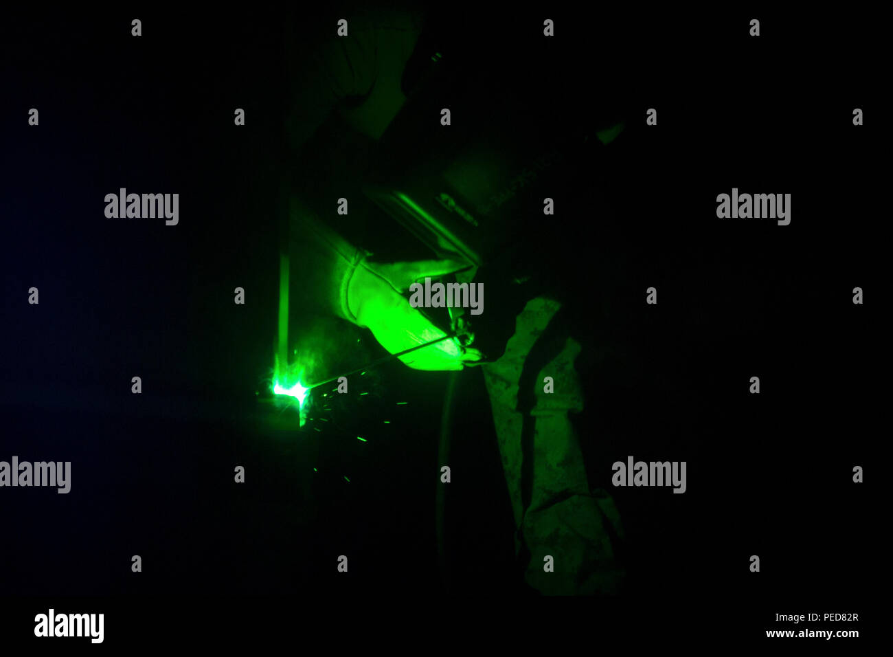 U.S. Marine Corps Cpl. Joshua Ward, an aircraft intermediate level ...