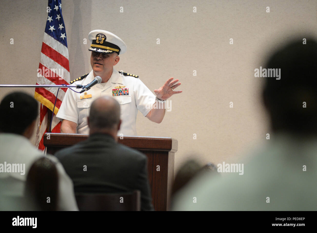 150805-N-XT273-099 NAPLES, Italy (Aug. 5, 2015) Capt. John Rinko ...