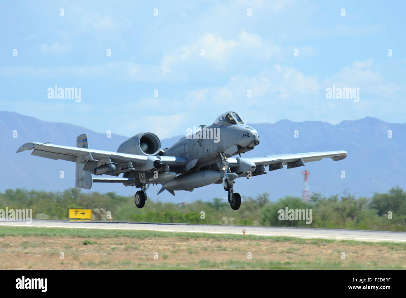 A U.S. Air Force A-10C Thunderbolt II from the 354th Fighter Squadron ...