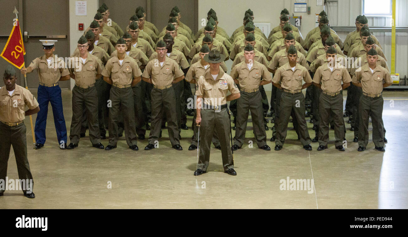 Platoon 2061, Hotel Company, 2nd Recruit Training Battalion, completed ...