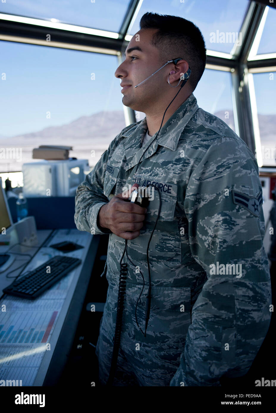 Airman 1st Class Cameron Cabrera, 57th Operations Support Squadron air ...
