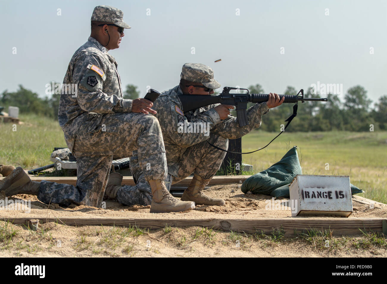 A drill sergeant candidate at the United States Army Drill Sergeant ...