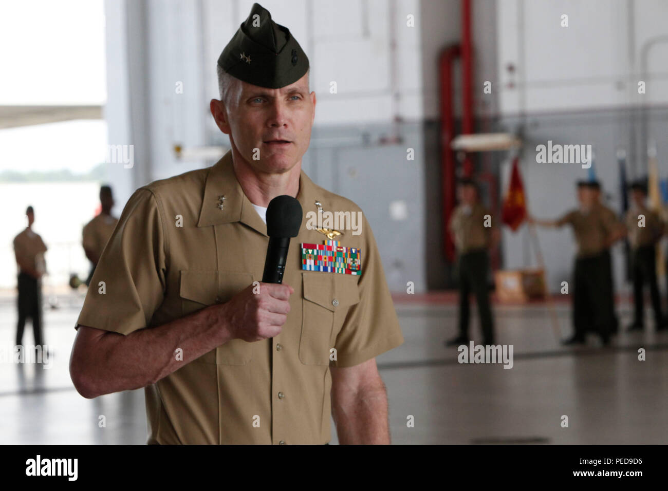 Major Gen. Gary L. Thomas gives remarks following an assumption of ...