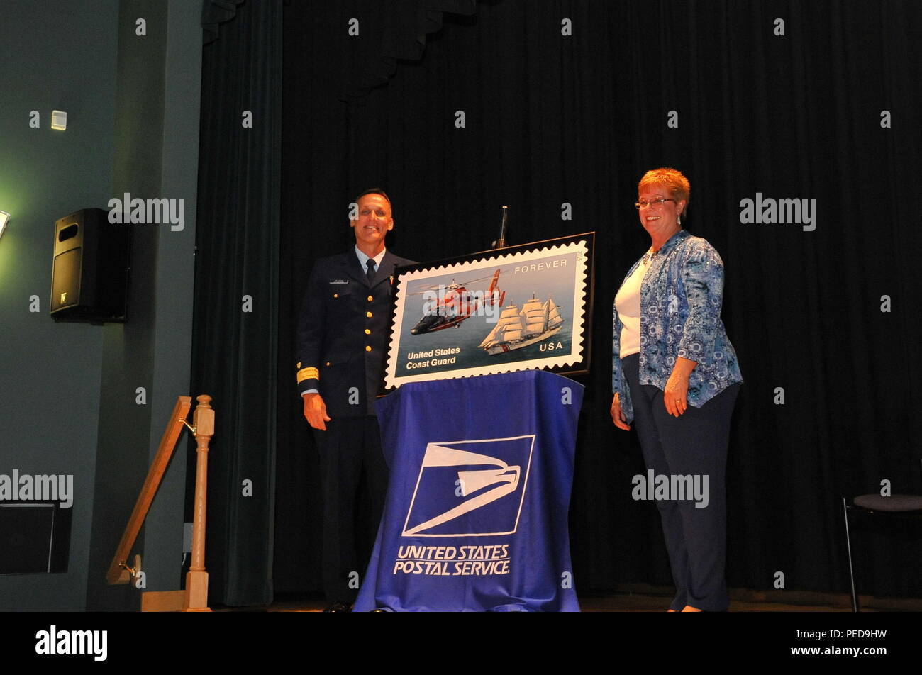 Rear Adm. James Heinz, Director of Operational Logistics, and Denise ...