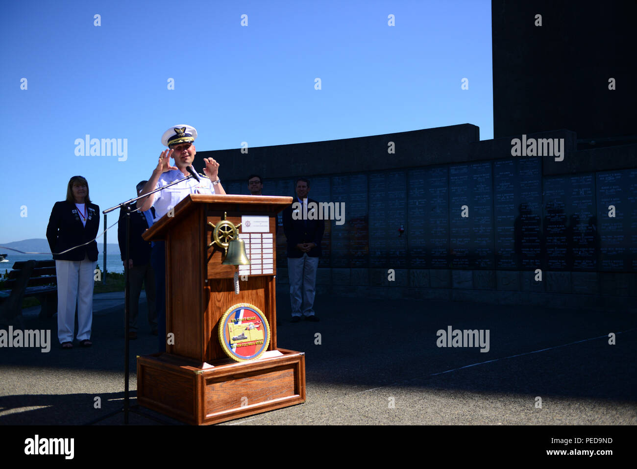 Capt. Daniel Travers, commander, Coast Guard Sector Columbia River in ...