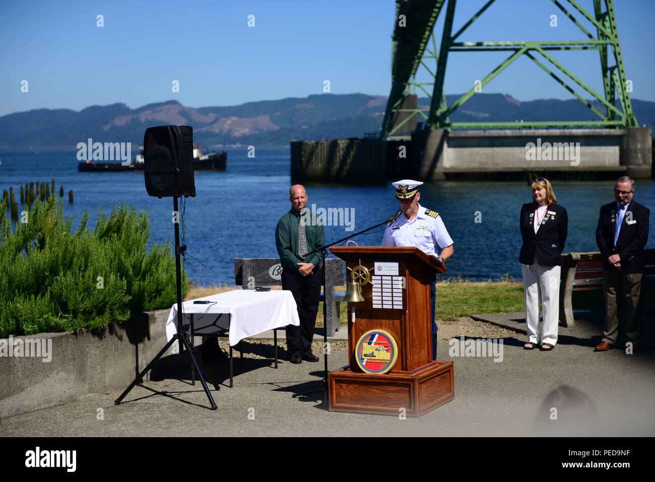 Capt. Daniel Travers, commander, Coast Guard Sector Columbia River in ...