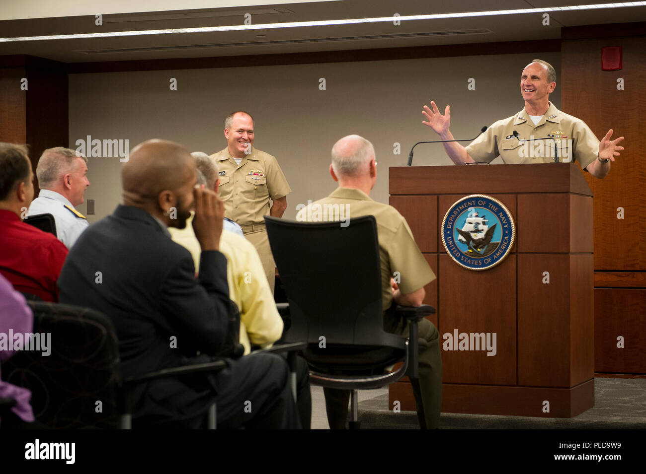 Navy meritorious civilian service award hi-res stock photography and ...
