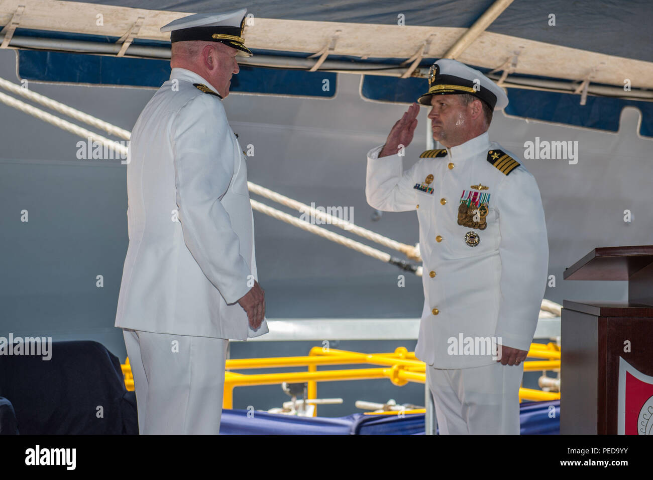 150807-N-NT265-089 YOKOSUKA, Japan (Aug. 7, 2015) Capt. Christopher ...