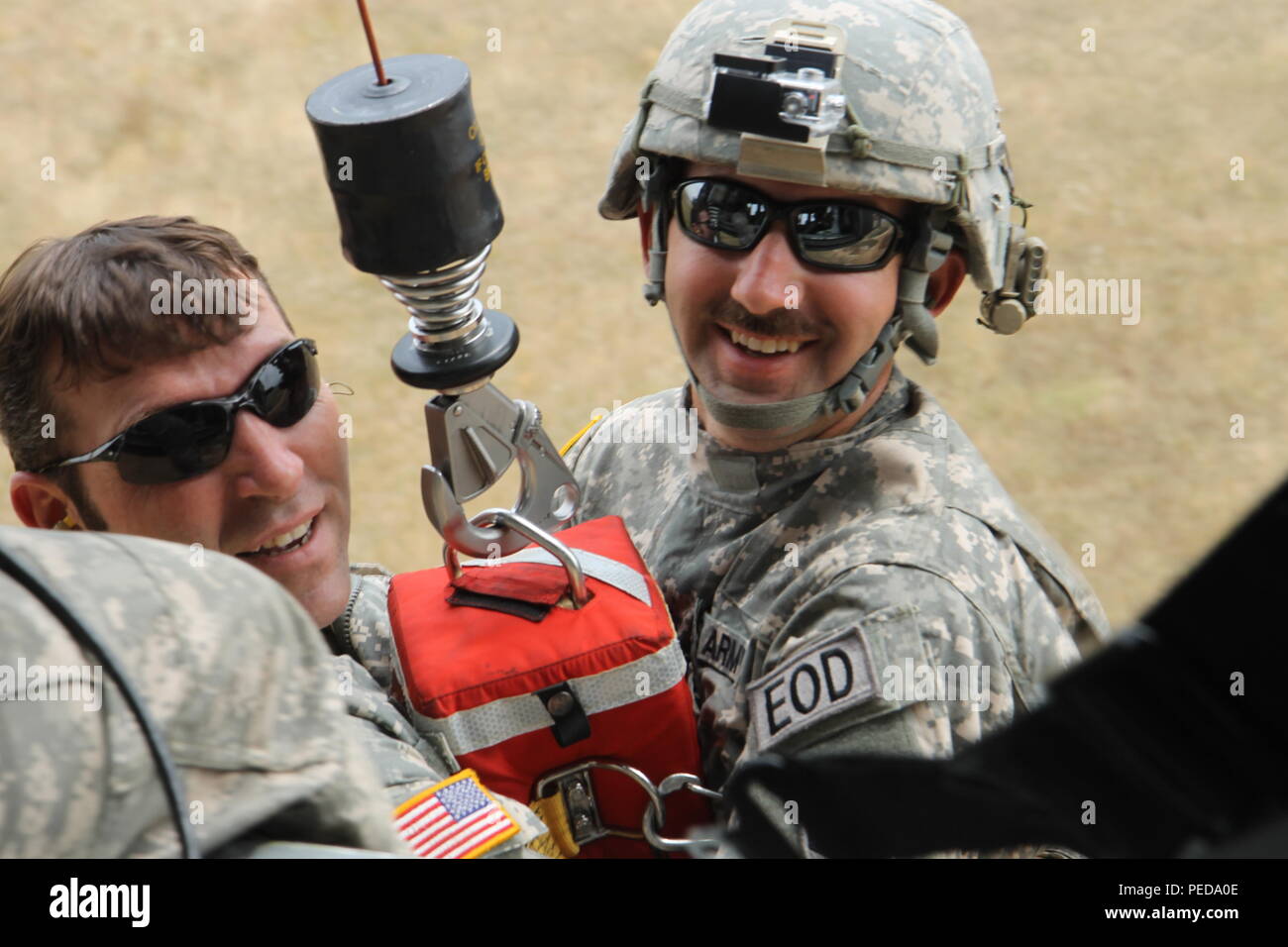 U.S. Army 1st Lt. Christopher Watson and Staff Sgt. Brian Harris ...