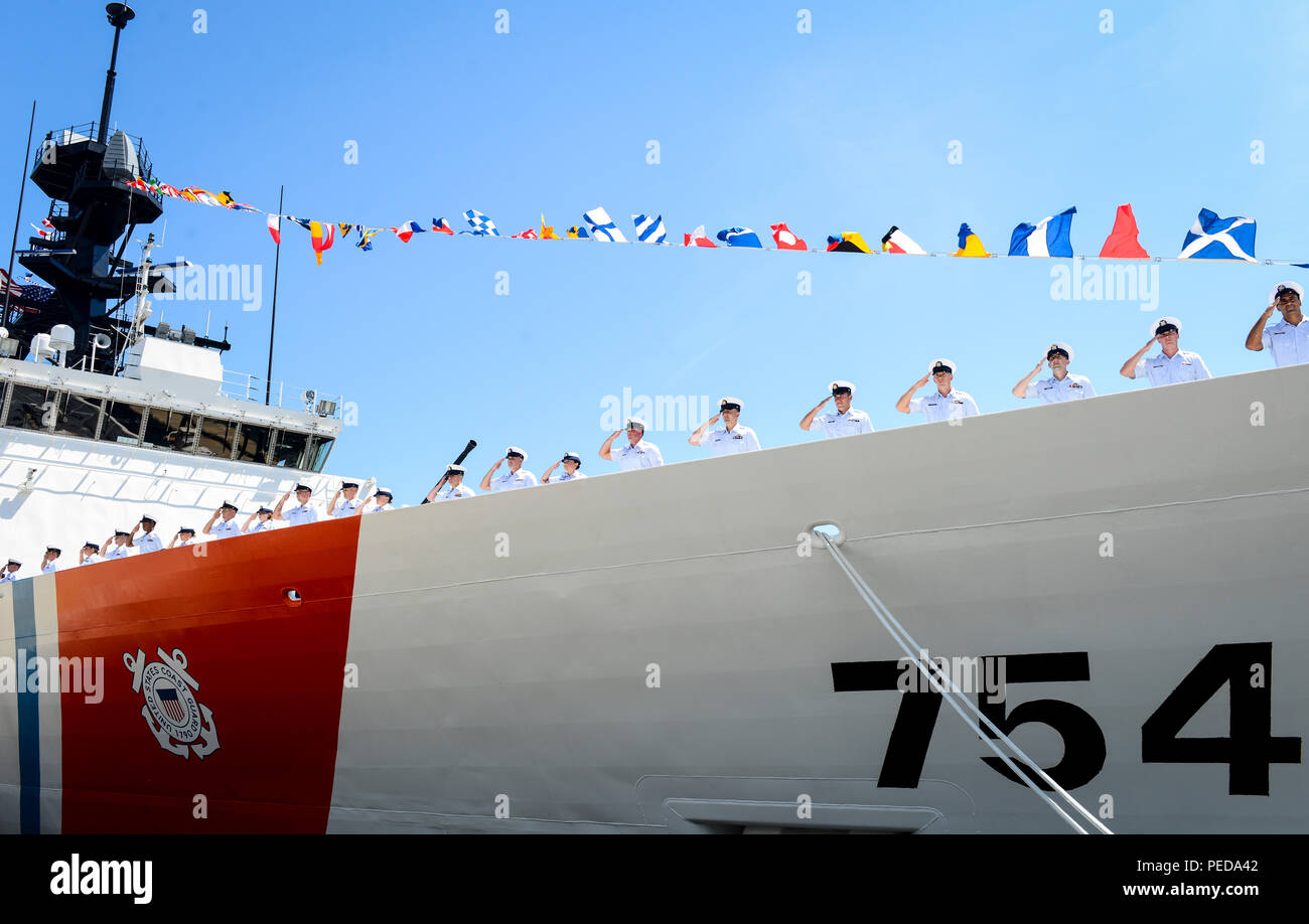 The Coast Guard commissioned its newest National Security Cutter, the ...