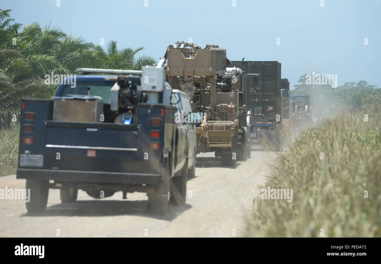 Convoy with drilling equipment hi-res stock photography and images - Alamy