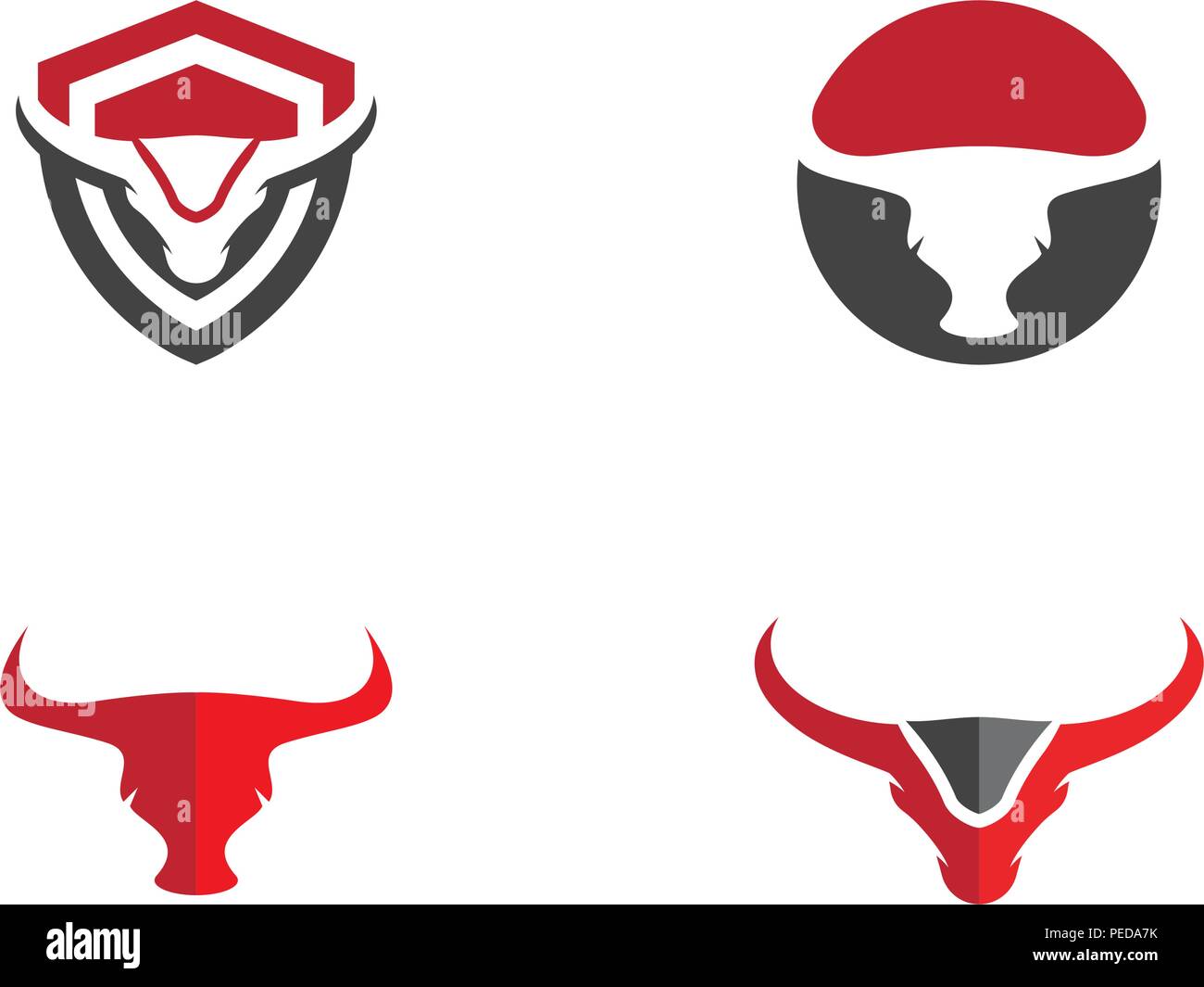 Taurus Logo Template vector icon illustration design Stock Vector Image ...