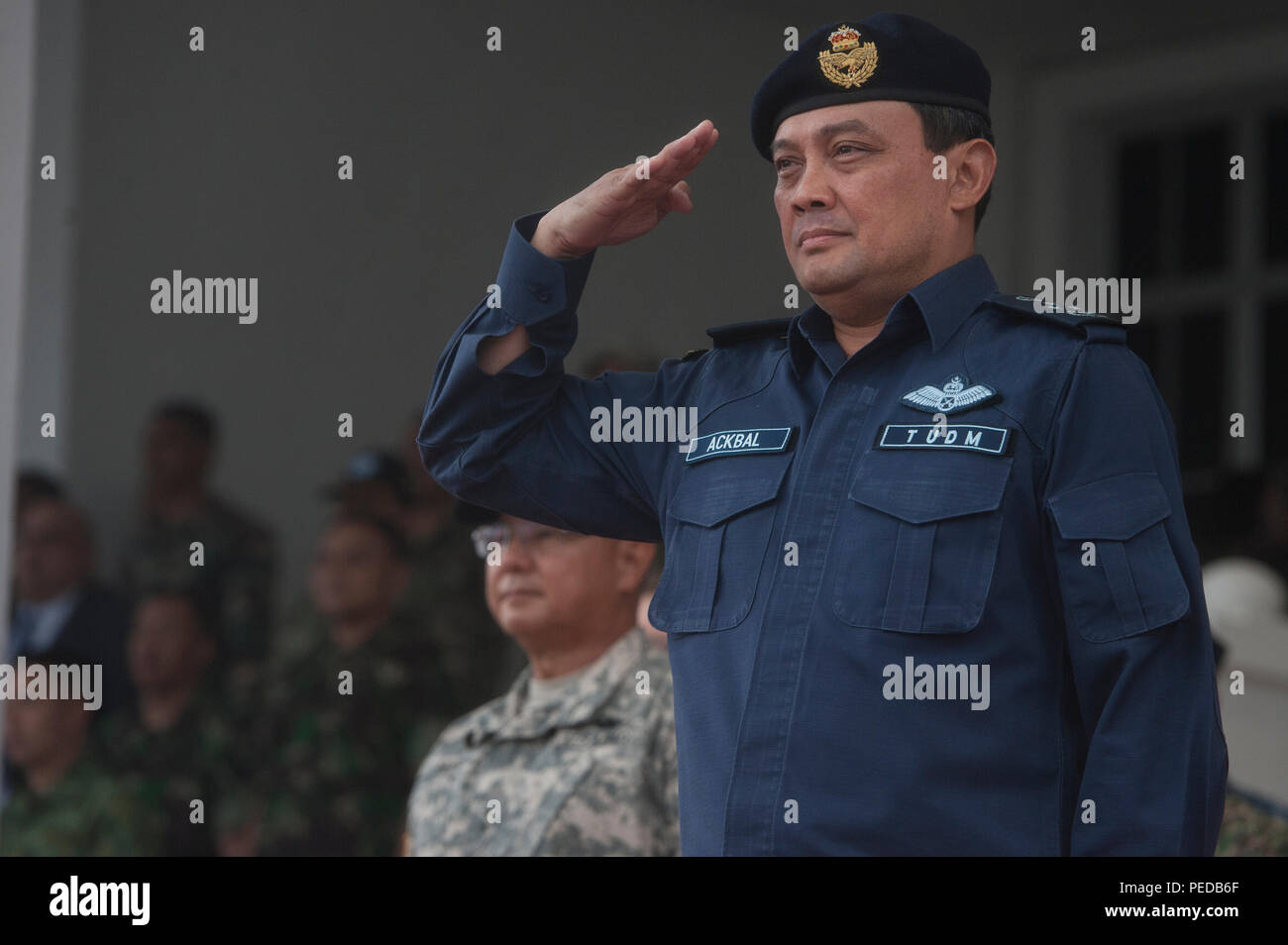Malaysian Joint Force commander Lt. Gen. Ackbal bin Haji Abdul Samad ...