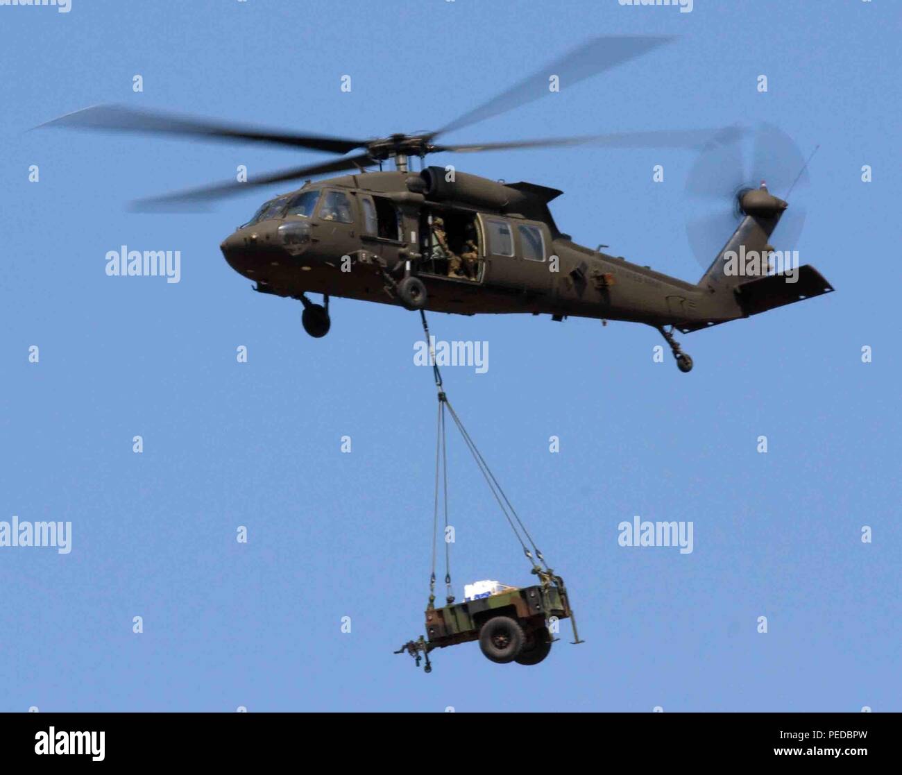 U.S. Soldiers assigned to B Company, 43rd Assault Helicopter Battalion ...