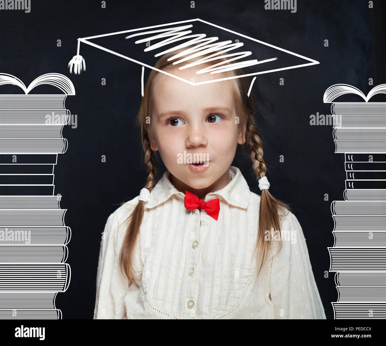 Schoolgirl hat hi-res stock photography and images - Alamy