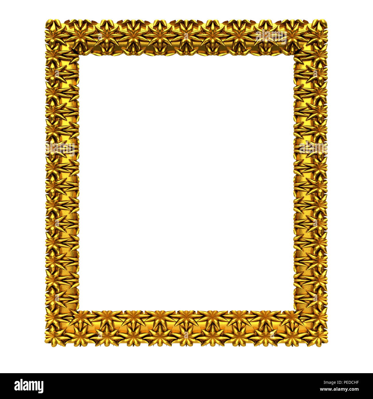 Modern gold picture frame cut out hi-res stock photography and images ...