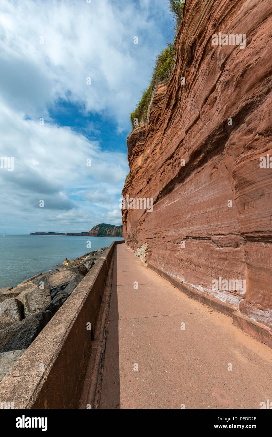 Jurassic Coast Cliffs, Sidmouth, Devon, UK Stock Photo - Alamy