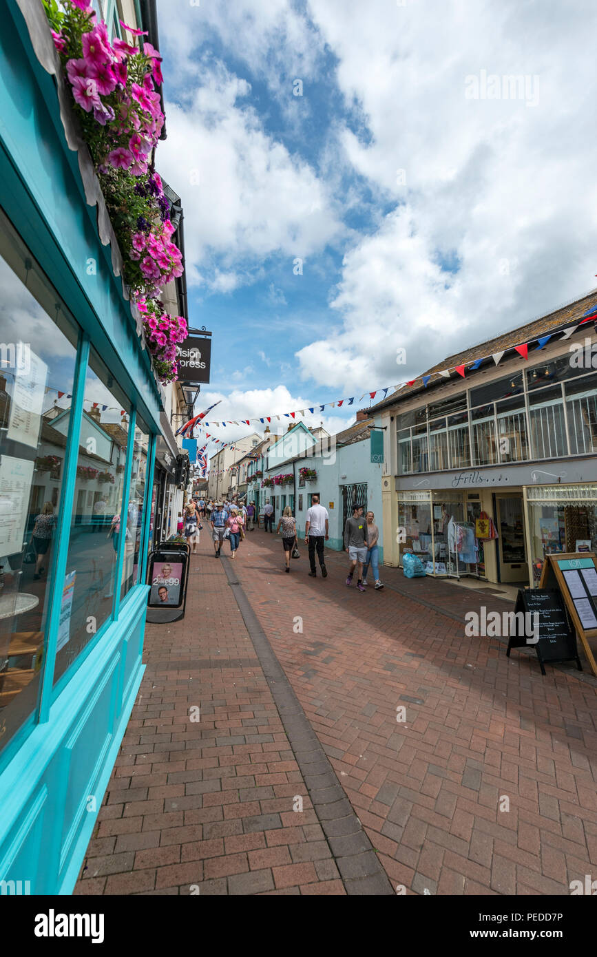 Devon street scene hi-res stock photography and images - Alamy