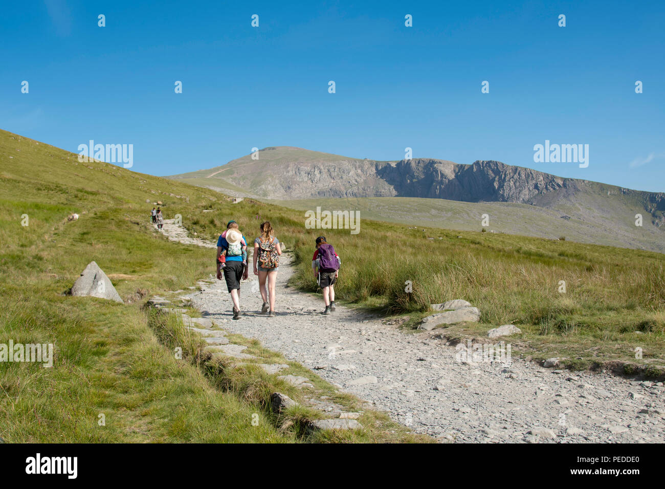 Llanberis path snowdon hi-res stock photography and images - Alamy