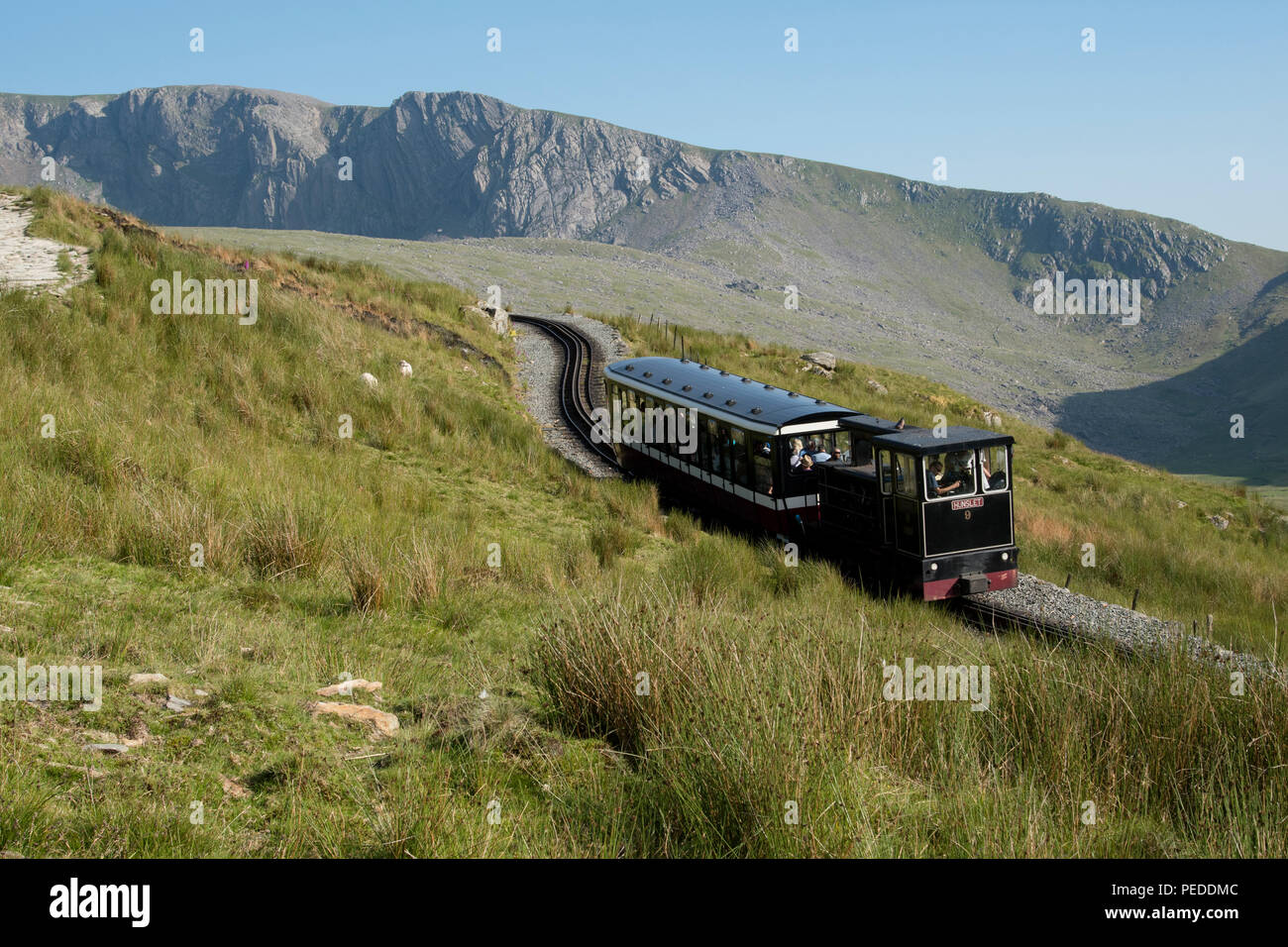 Snowden railway train hi-res stock photography and images - Alamy