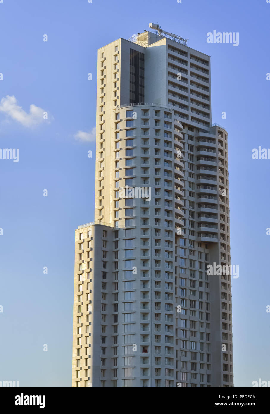 Very tall modern building in the center of the city Stock Photo - Alamy