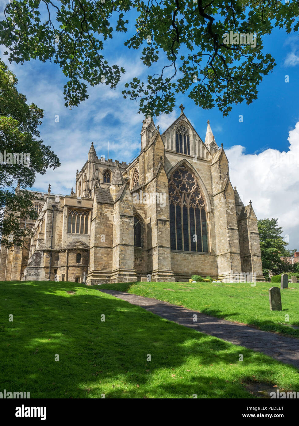 Ripon Cathedral in Summer Ripon Yorkshire England Stock Photo - Alamy