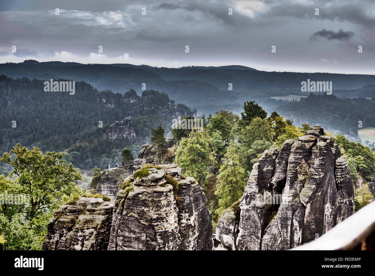 Bastei rocks hi-res stock photography and images - Alamy