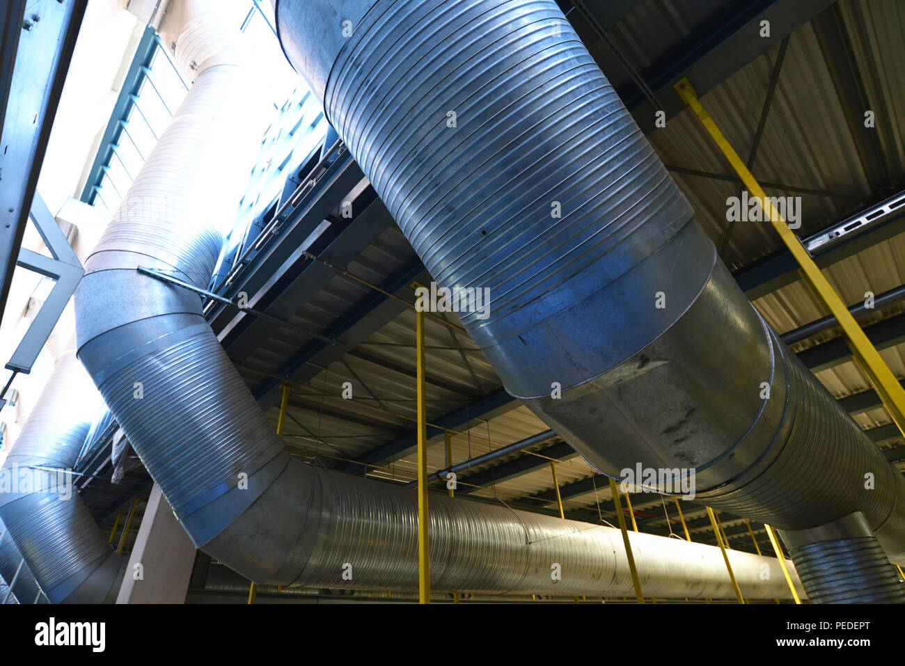 pipelines in a fabric Stock Photo - Alamy