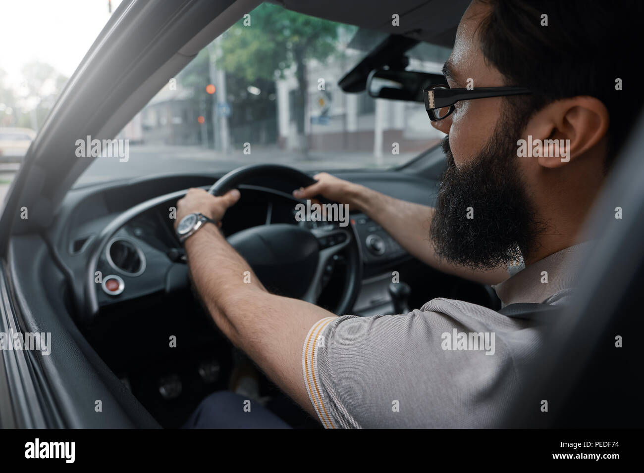 Professional person driving a car hi-res stock photography and images ...