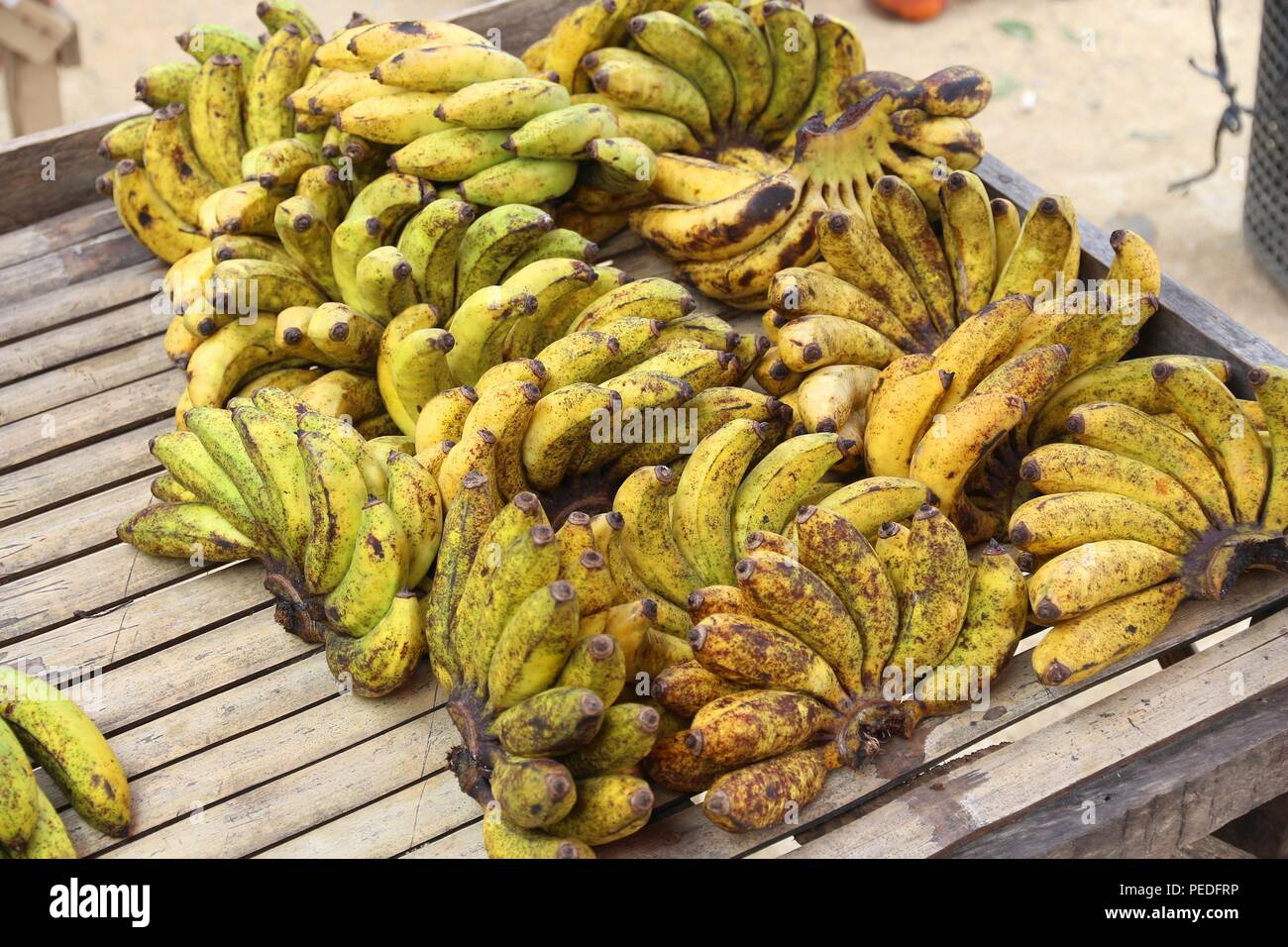 Local fruit and vegetables market in El Nido, Palawan, Philippines ...