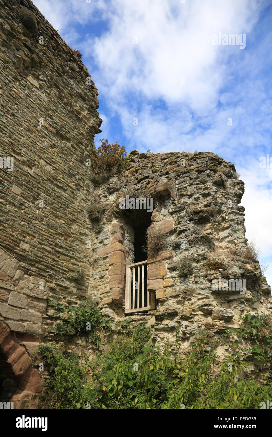 The remains of Wigmore castle near Leominster, Herefordshire, UK Stock ...