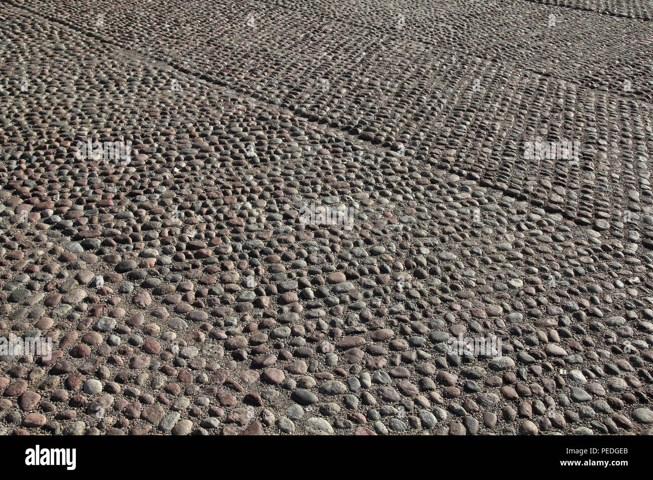 Stockholm, Sweden. Cobblestone background texture. Cobbled square in ...