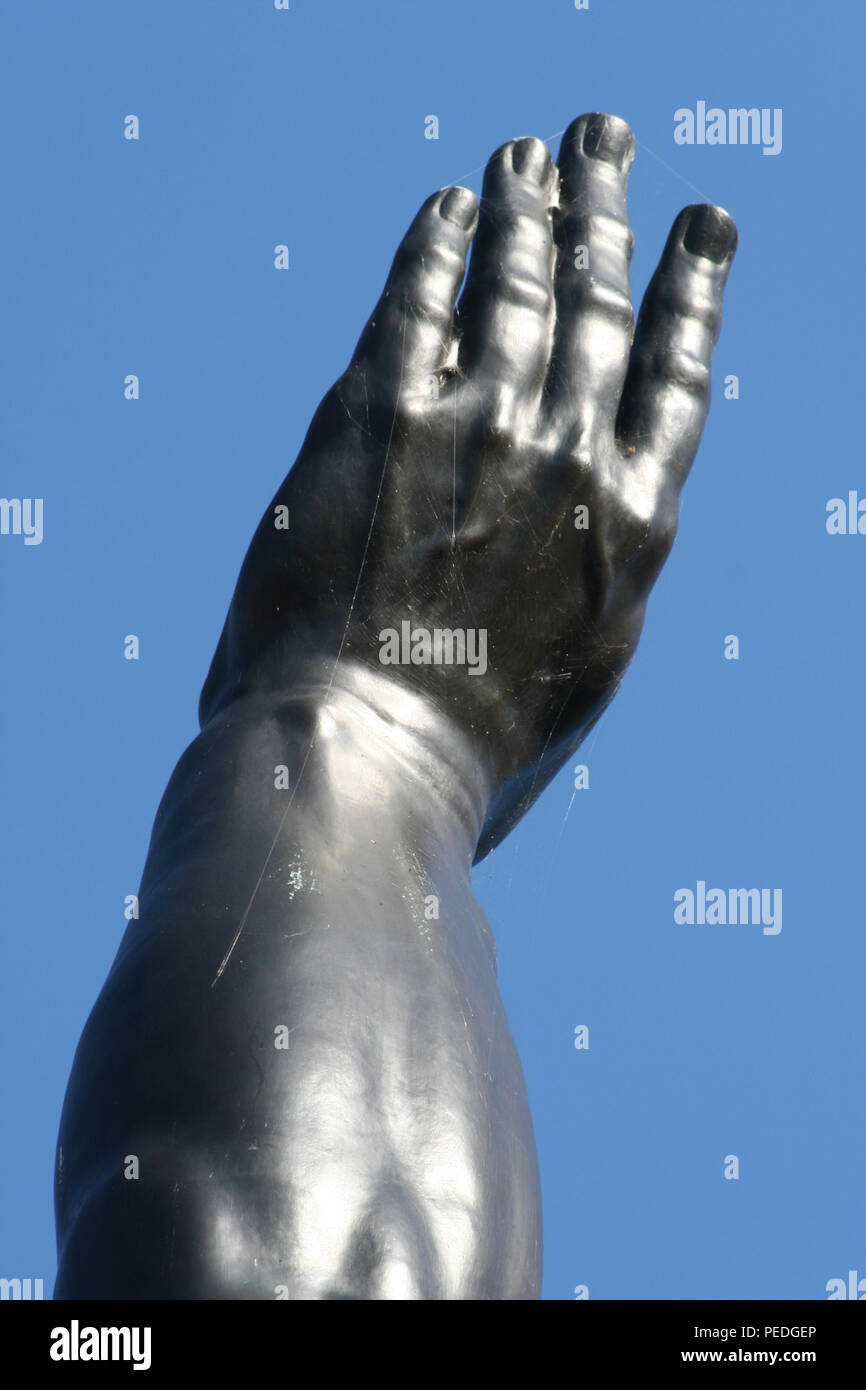 The spirit of american youth rising from the waves hi-res stock ...
