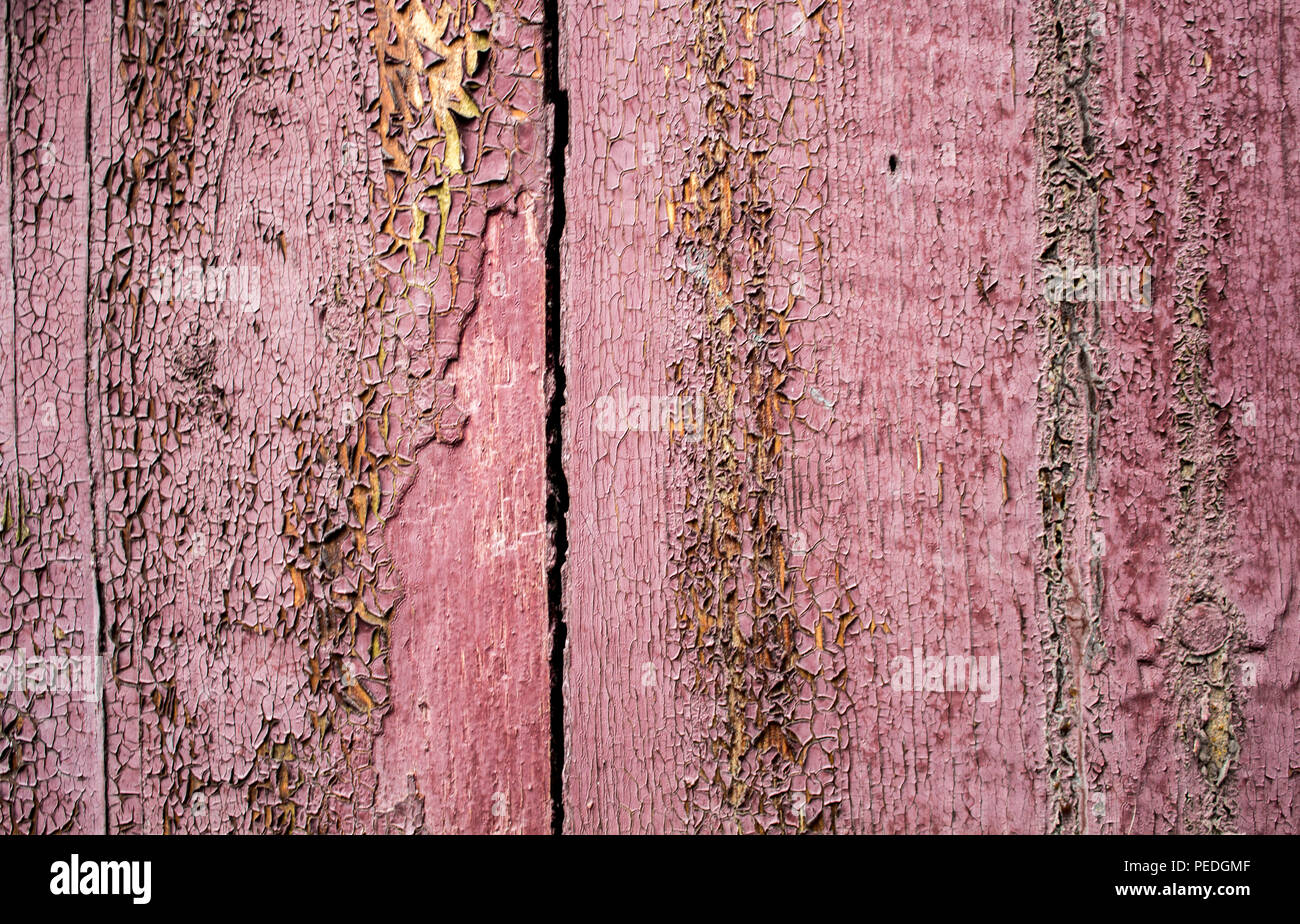 Wooden background; old board, red door, texture Stock Photo - Alamy