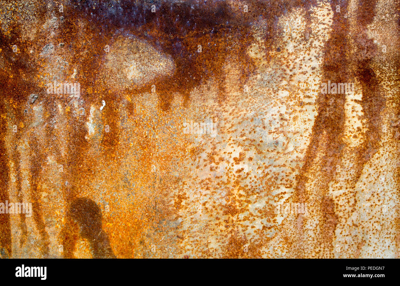 Rust on a metal sheet, rusty background, rusty metal fence Stock Photo ...