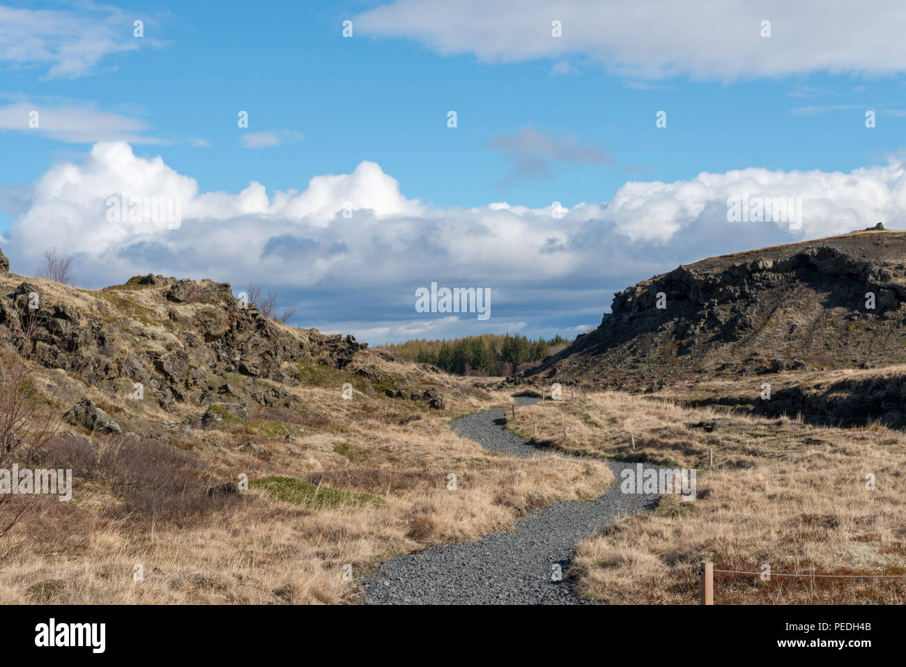 Pathway winding through rocky hi-res stock photography and images - Alamy