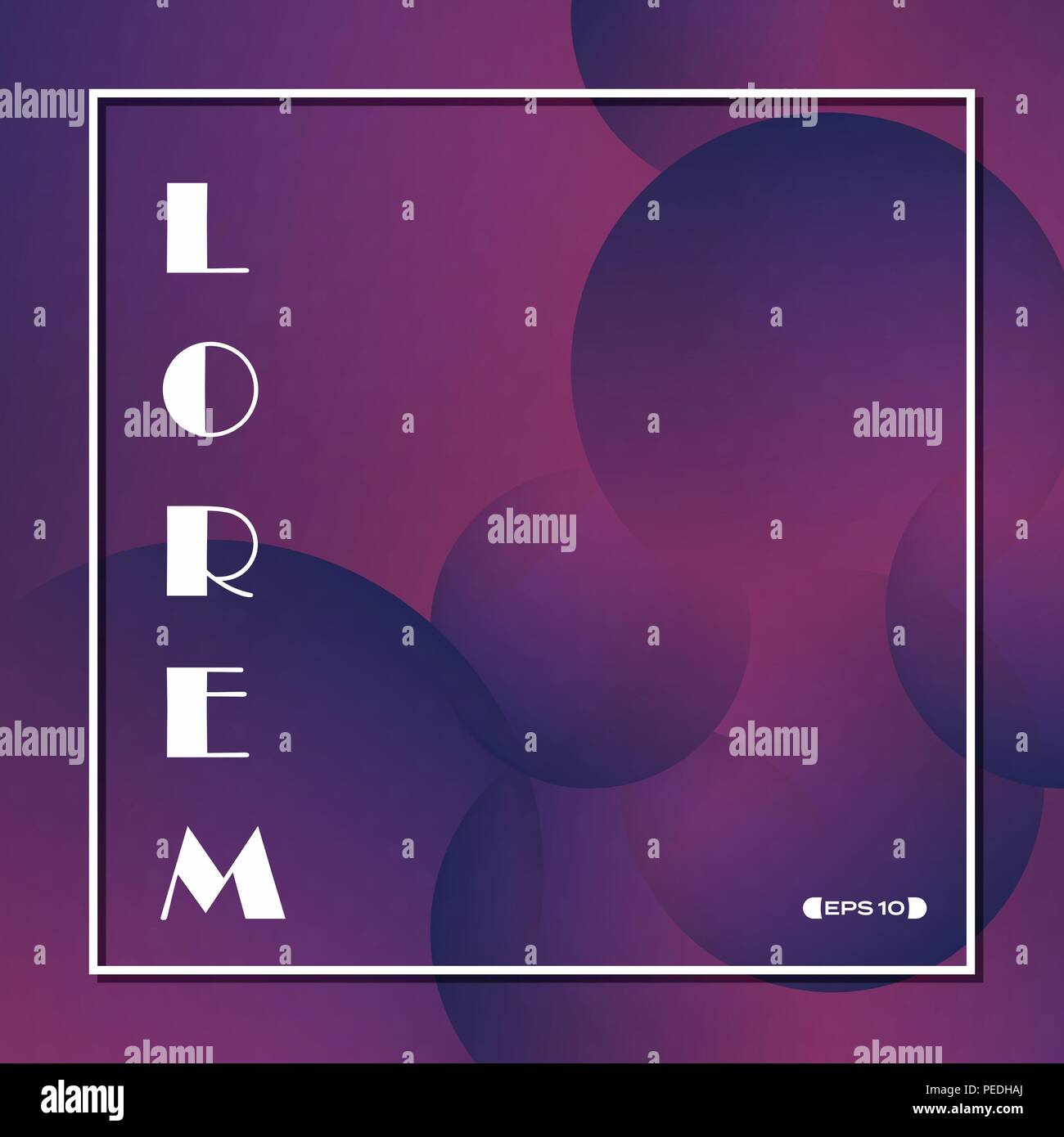 Abstract of round pattern violet pink liquid gradient color background ...