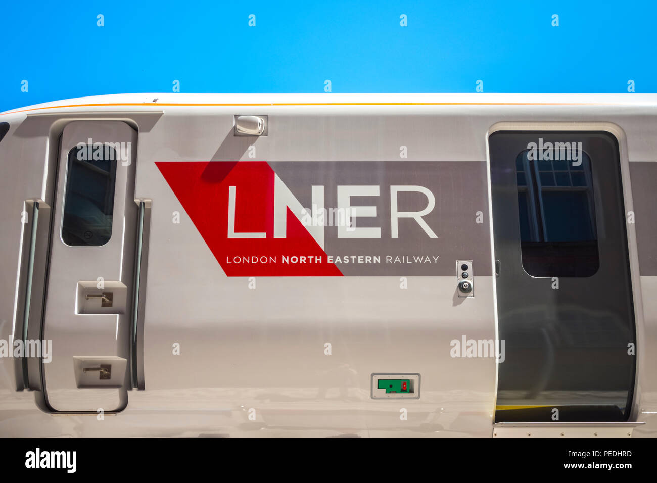 Hitachi Azuma locomotive outside the Discovery Museum in Newcastle upon ...