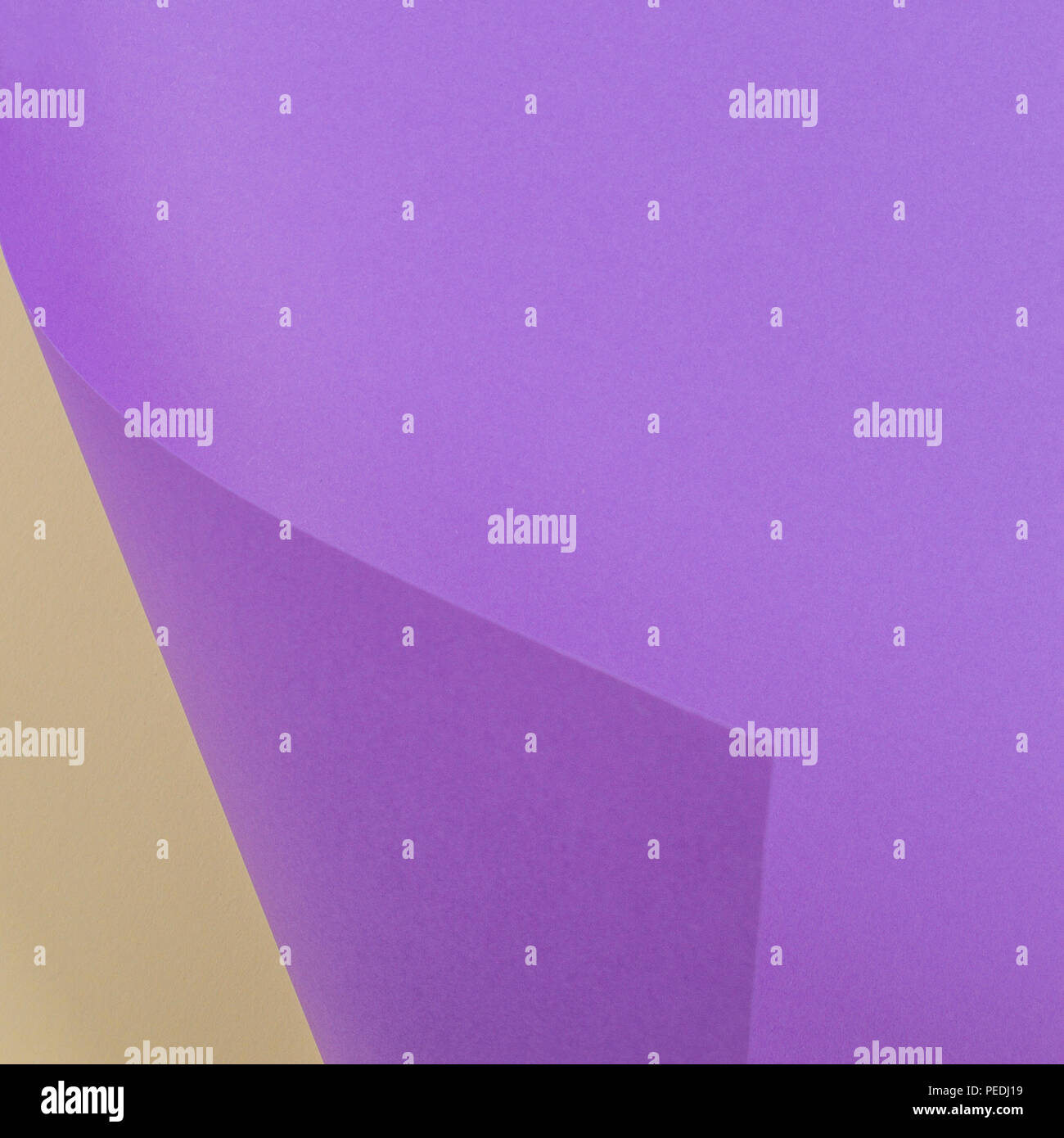 Abstract colorful background. Violet and yellow color paper in ...