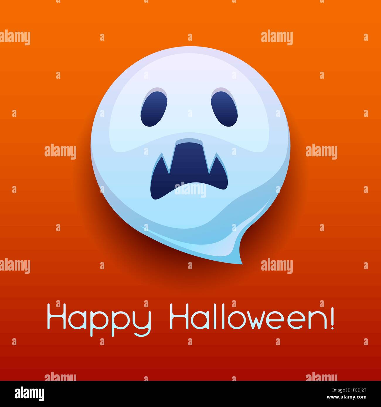 Autumn in ghost forest Stock Vector Images - Alamy