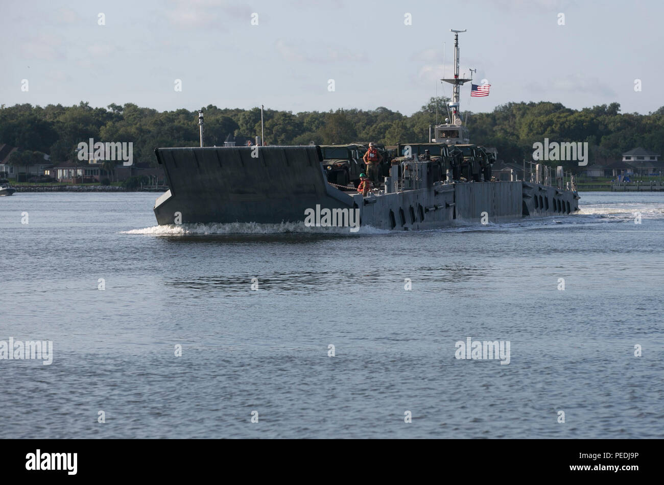 Marines and sailors with Combat Logistics Regiment 25, aboard an ...