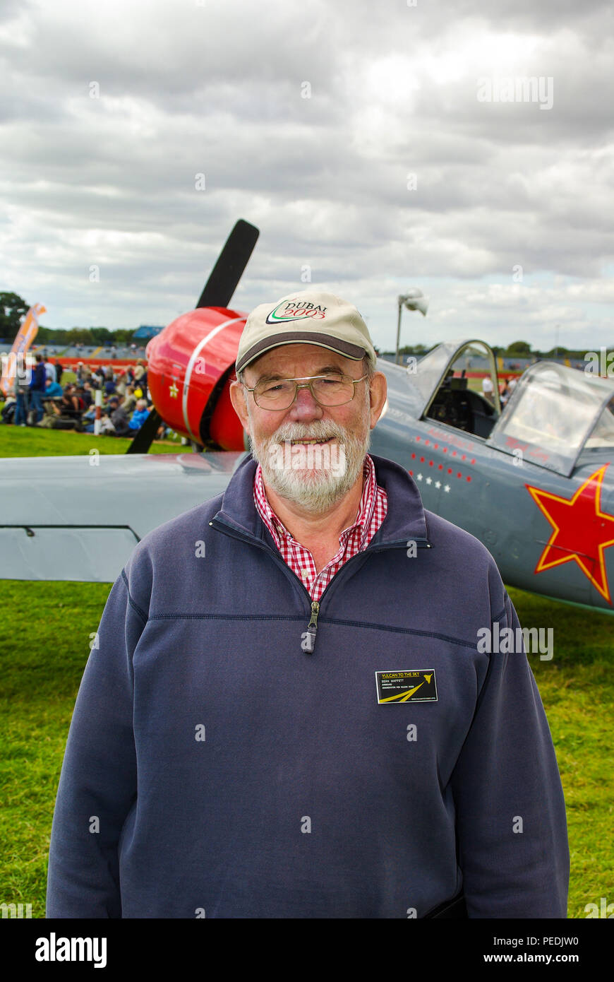 Seán Maffett, aviation broadcaster & commentator at Airsound. Airshow ...
