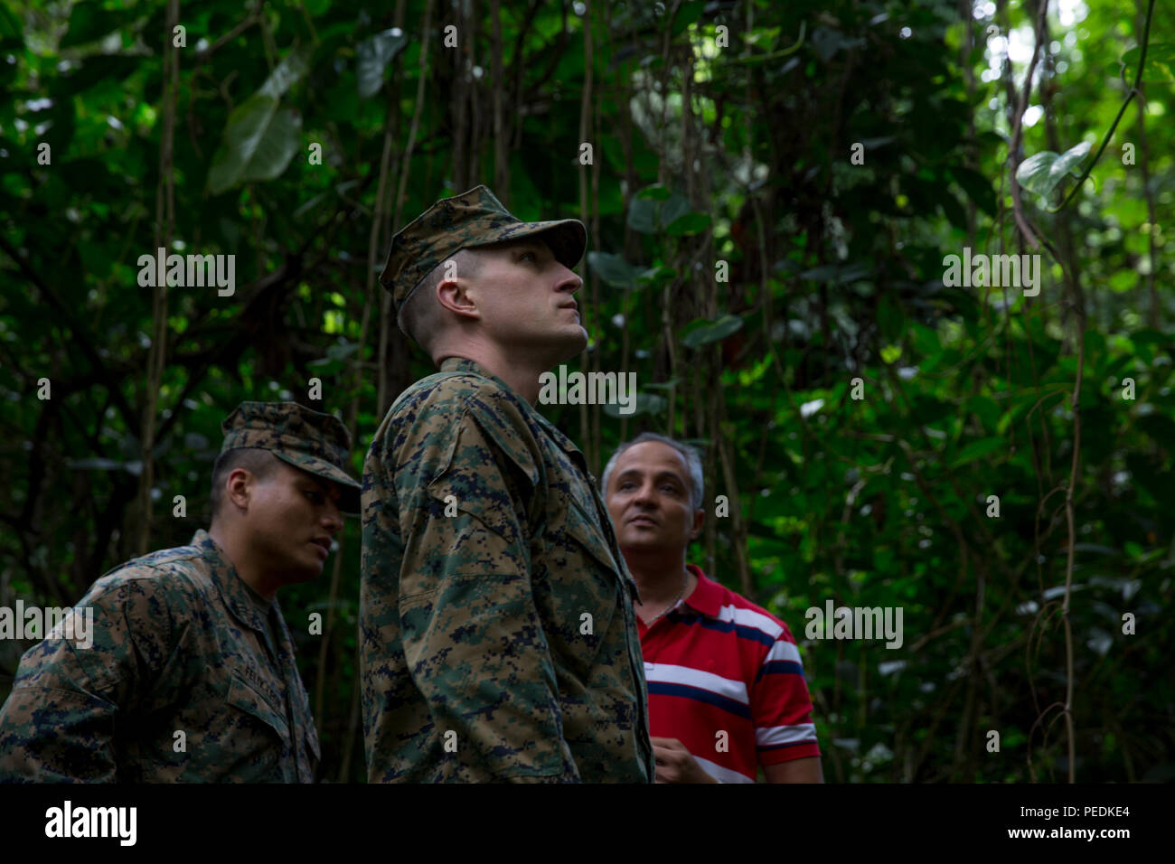 U.S. Marine Corps Lt. Col. John Lehman, a civil affairs officer ...
